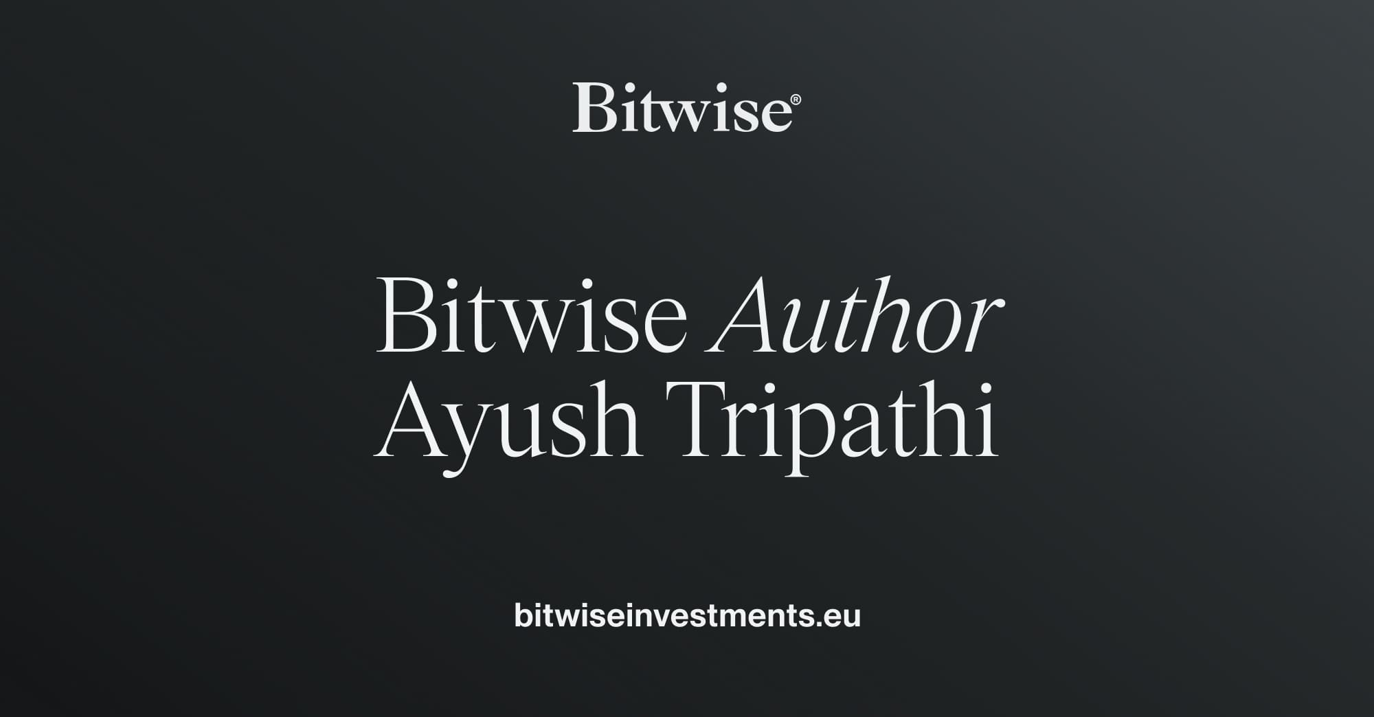 Ayush Tripathi | Bitwise