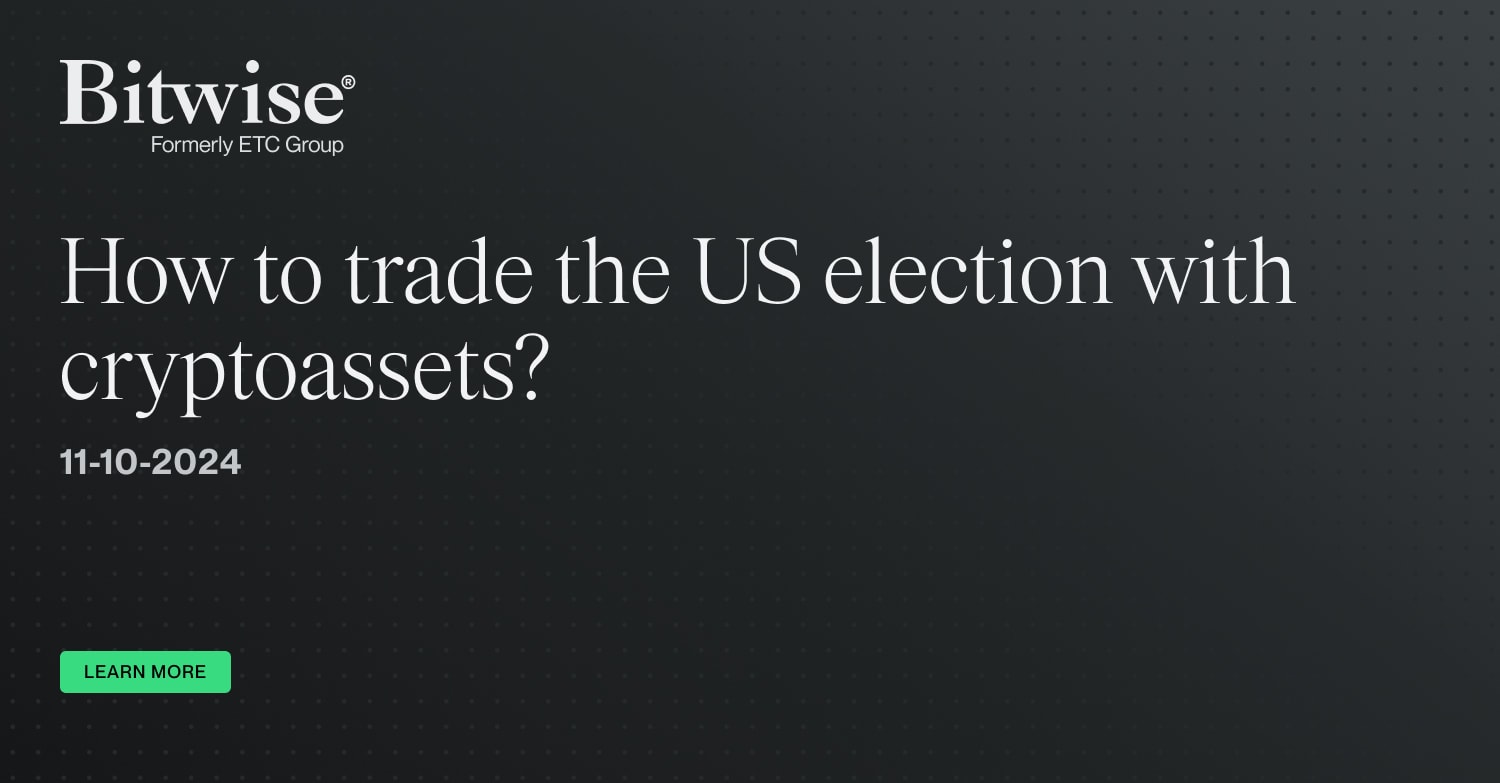 How to trade the US election with cryptoassets? | Bitwise – now a part ...