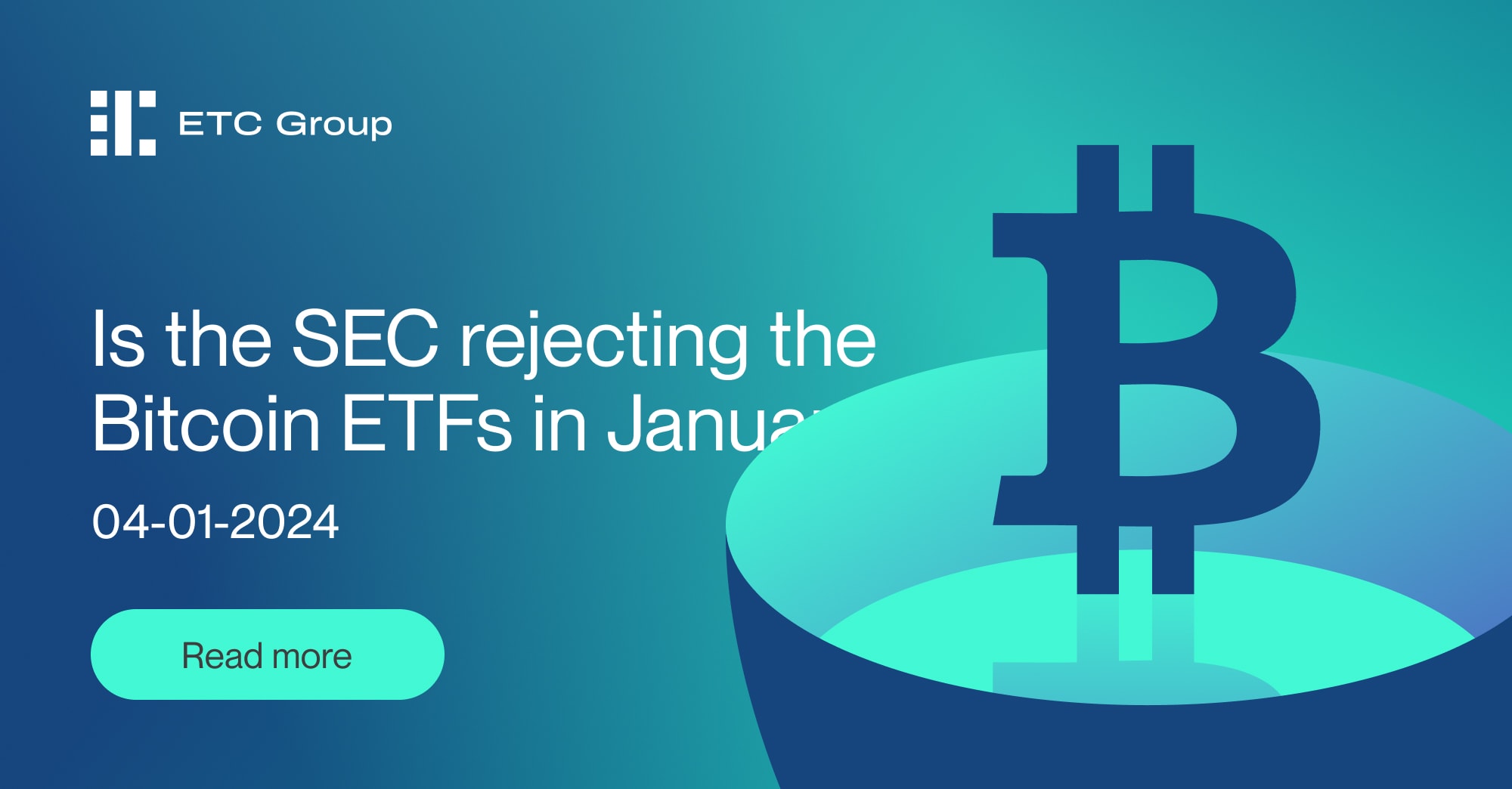 Is the SEC rejecting the Bitcoin ETFs in January? | Bitwise