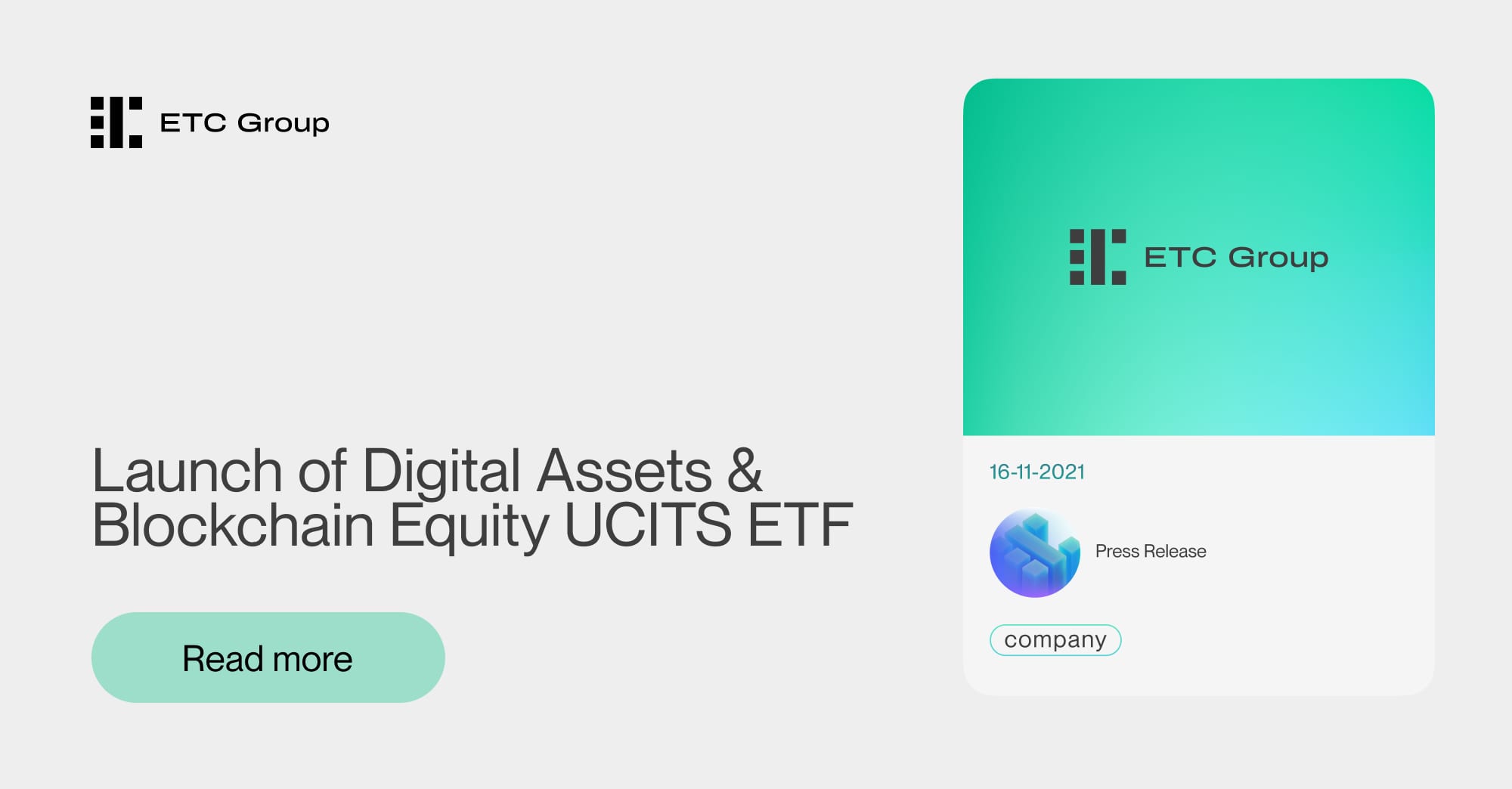 Launch of Digital Assets & Blockchain Equity UCITS ETF | Bitwise