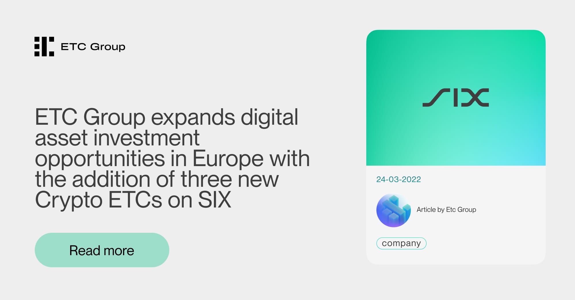 Bitwise expands digital asset investment opportunities in Europe with ...